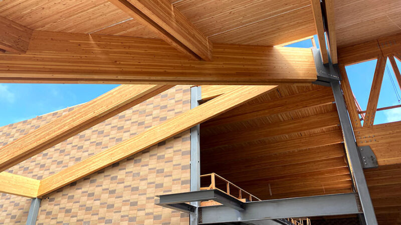 Mass Timber on Display at Ganahl Lumber’s Latest Location - BSB Design
